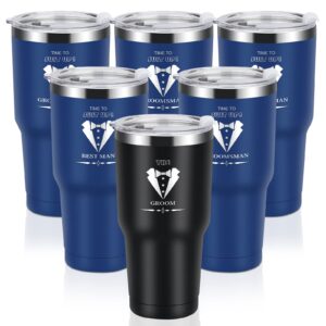 pengtai groomsmen gifts,groomsman proposal gifts,groomsmen gifts set of 6,best man proposal gifts,groomsman 30oz tumbler gift for wedding, bachelor party gifts for groomsman