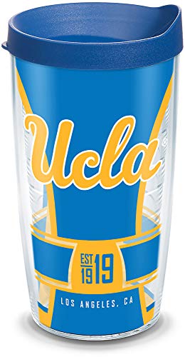 Tervis Made in USA Double Walled University of California Los Angeles UCLA Bruins Insulated Tumbler Cup Keeps Drinks Cold & Hot, 16oz, Spirit