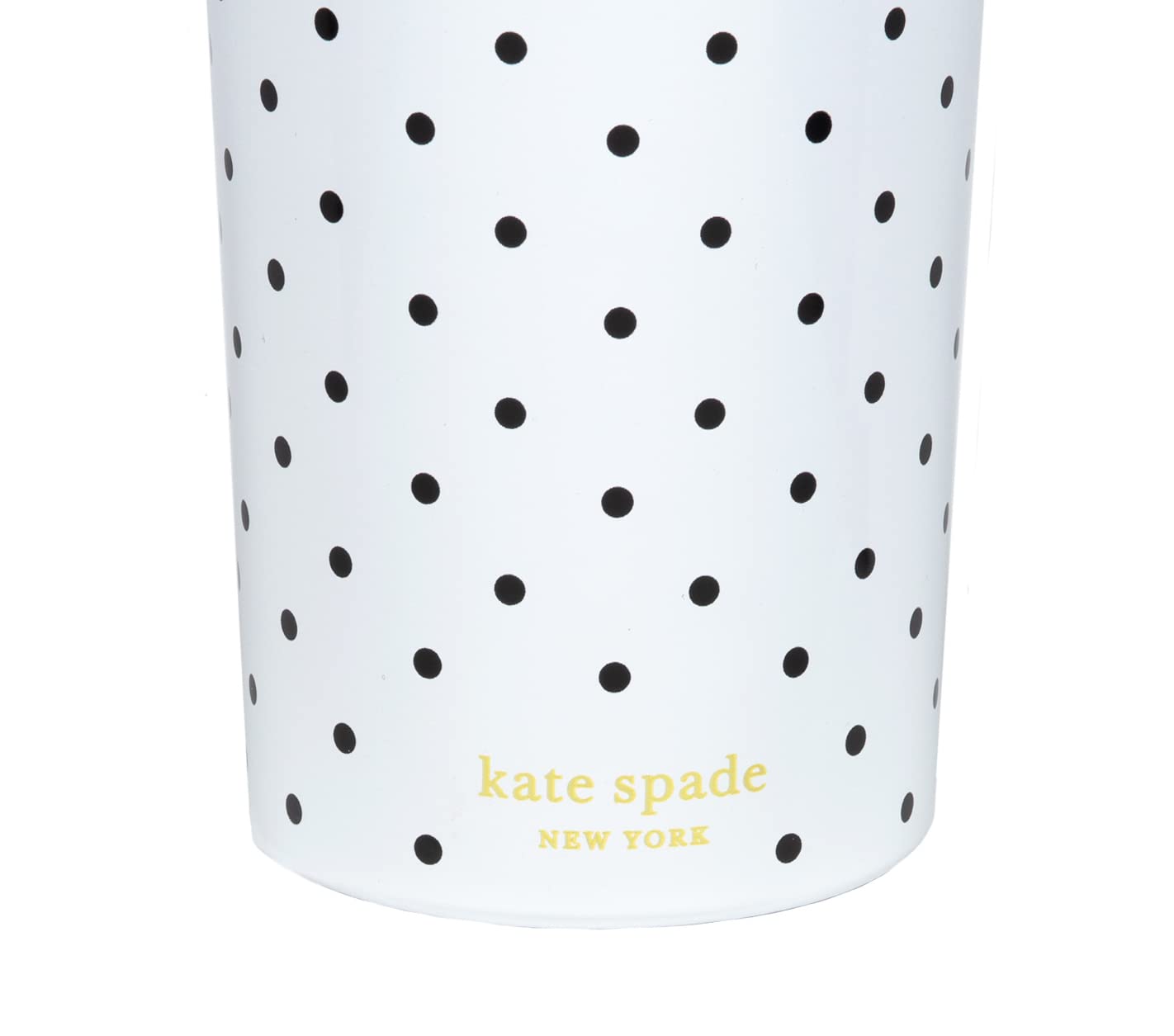 Kate Spade New York Cute Stainless Steel Mug, 24 Ounce Initial Travel Tumbler, Double Wall Insulated Cup with Lid, A (Pink)