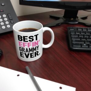 ThisWear Grammy Gifts Grandma Best Effin Grammy Ever Grandma Gift 11oz Ceramic Coffee Mug Grammy