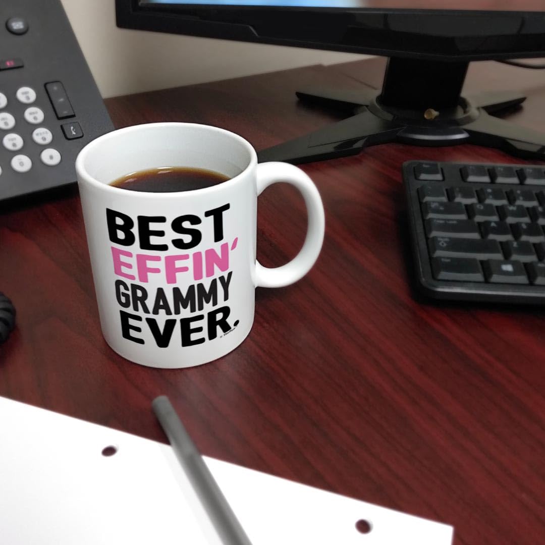 ThisWear Grammy Gifts Grandma Best Effin Grammy Ever Grandma Gift 11oz Ceramic Coffee Mug Grammy