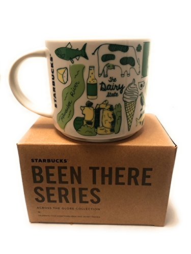 Starbucks WISCONSIN Been There Series Across the Globe Collection Coffee Mug 14 Ounce