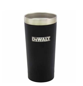 dewalt dxc20oztbs 20 oz. black powder coated tumbler