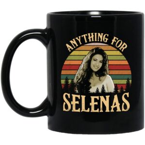 amelia sharpe selena quintanilla anything for selenas black cup, 11oz