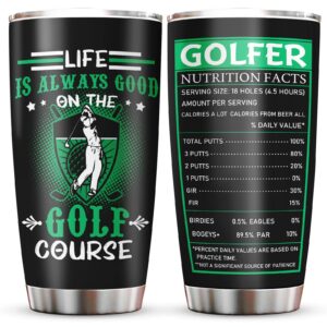 jevuta golf gifts for men, funny golf gifts, golf accessories, golf gifts for women, golf gifts for men unique, golf tumbler, cool gifts for golfers, best golf gifts for dad kids, golf mug 20oz