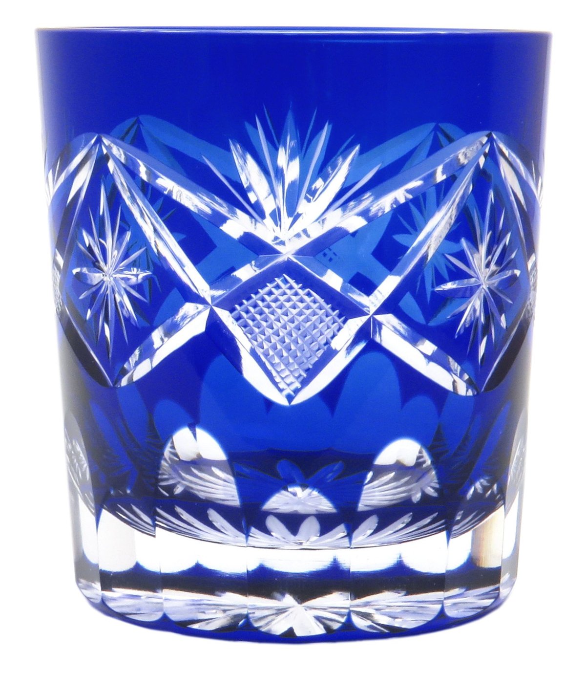 Sumida Edo Kirikokan TO-402 Edo Kiriko Old Glass Bright Fish (Indigo)