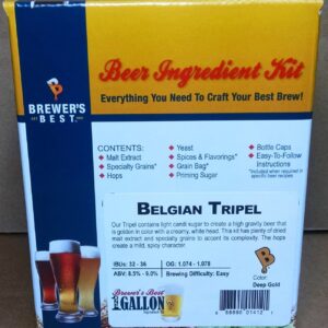 Brewer's Best One Gallon Home Brew Beer Ingredient Kit (Belgian Tripel)