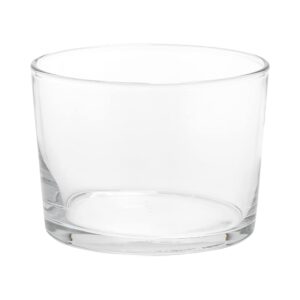 Restaurantware Sumi 7.5 Ounce Rocks Glasses Set of 6 Fine-Blown Lowball Glasses - Tempered Dishwasher-Safe Glassware Clear Glass Whiskey Glasses Serve Cocktails and Liquors For Bars or Homes