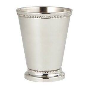 elegance small beaded mint julep cup - 6 oz. - 3 1/2"