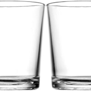 Glaver's Whiskey Glasses Set of 4, 13 oz. Barware, Old Fashioned Glasses for, Whisky, Juice, Scotch, Bourbon, Liquor, and Cocktails.