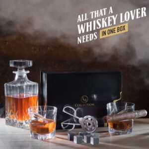 EMCOLLECTION Birthday Gifts Whiskey Glass for Men Bundle