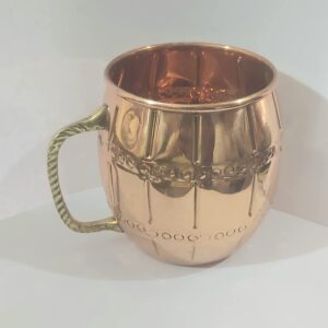 PARIJAT HANDICRAFT Copper Moscow Mule Mugs With capacity- 16 oz