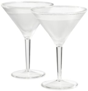 prodyne iced martini, off-white, 2 count (pack of 1)