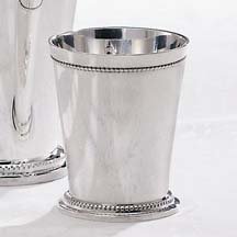 godinger beaded silver mint julep cup