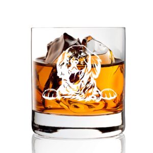 agmdesign, golden retriever whiskey glass, animal lover gift for animal lover, pet parents, dog dad mom, husband, brother, dad,grandpa, dog lover gift, new dog gift