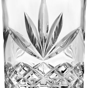 Godinger Whiskey Glasses, Old Fashioned Whiskey Glass, Drinking Glasses for Scotch, Cocktails, Water, Juice - Set of 8