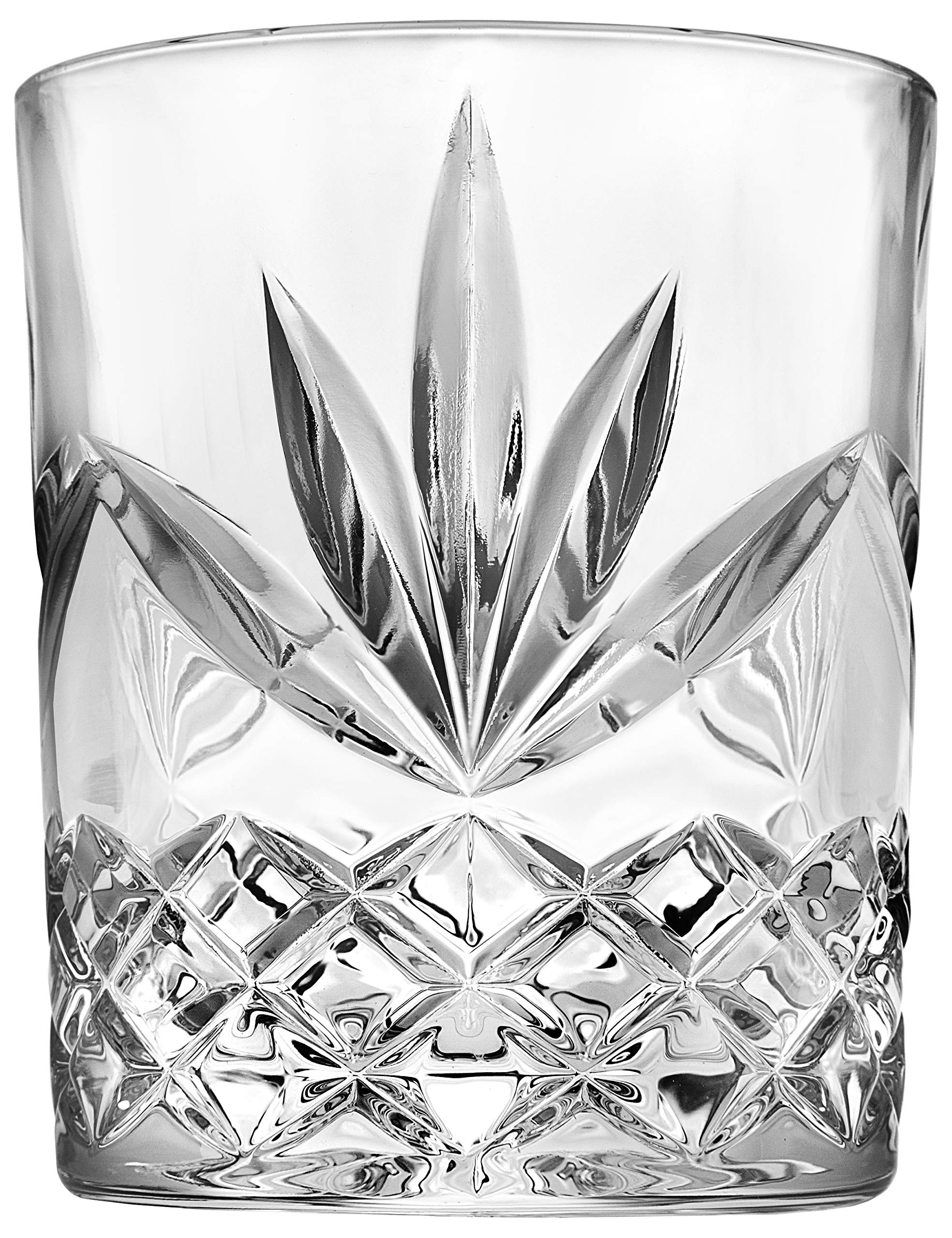 Godinger Whiskey Glasses, Old Fashioned Whiskey Glass, Drinking Glasses for Scotch, Cocktails, Water, Juice - Set of 8