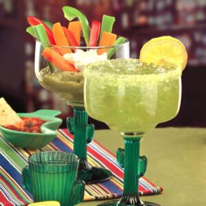 libbey cactus 12 oz. margarita glass (set of 12)