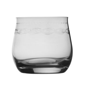 Mikasa Amelia Rocks Double Old Fashioned Glasses, Set of 4, 11.5-Ounce, Clear