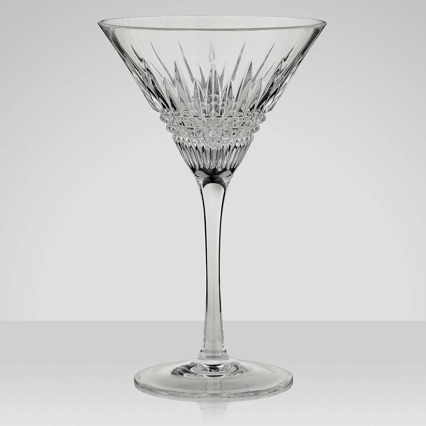 Waterford Crystal Lismore Diamond Martini Glasses, Pair