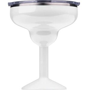 ORCA 'Rita' Insulated Metal Margarita Tumbler, Margarita Glass For Cocktails, Wine, Cold Drinks - Pearl Gloss