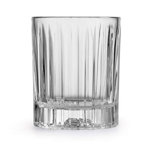 Libbey Flashback Double Old Fashioned Glasses, 12-ounce, Set of 4