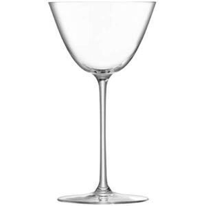 LSA International Borough Martini Glass 195 ml Clear | Set of 4 | Dishwasher Safe | BG08