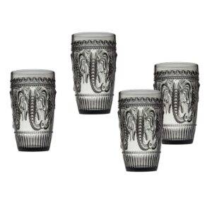 godinger highball beverage glass cup - set of 4