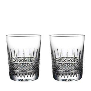 waterford mastercraft irish lace double old fashion, set of 2