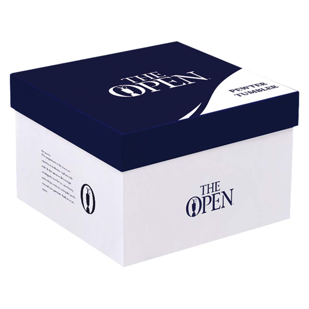 The 150th Open St Andrews Tumbler - Officially Licensed 11oz Old Fashioned Whisky Rocks Glass by English Pewter Company - Celebrating The 150th British Open - Fabulous Golf Gift [BOP04]