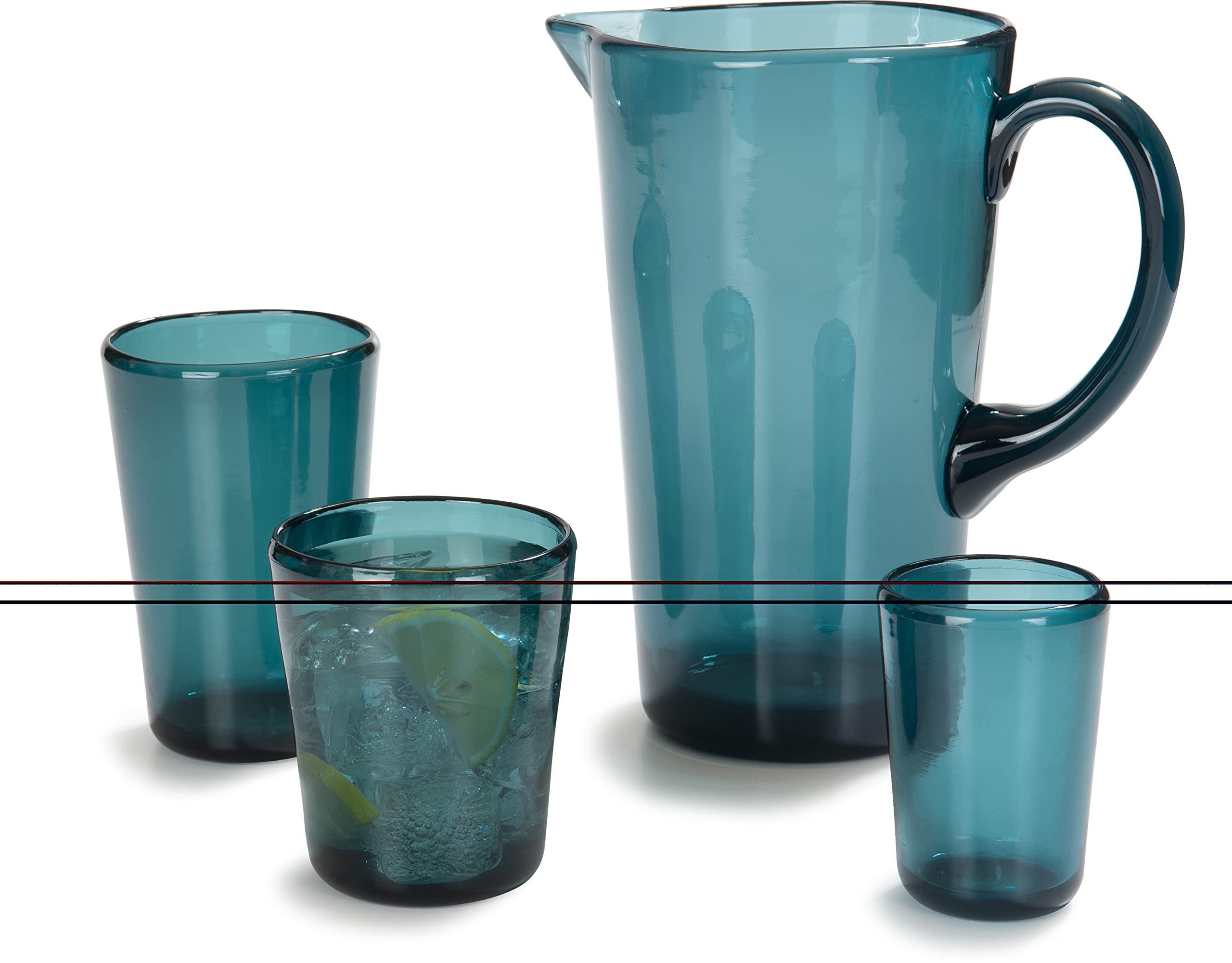 Carlisle FoodService Products MIN544015 Mingle Double Old Fashioned, 14 oz, Tritan, Teal (Pack of 12)