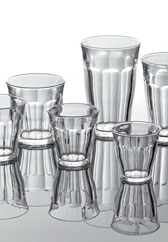 Duralex Made In France Picardie Clear Tumbler, Set of 6, 12.2 oz