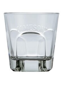 jameson signature served neat rocks glass