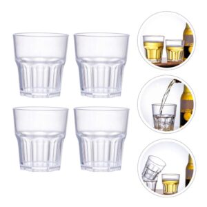 YARNOW 6pcs Whiskey Glasses Rocks Glasses Glasses Tumblers Bar Old Fashioned Cups for Drinking Beer Cocktails Glassware 35ml