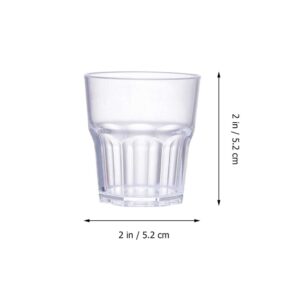 YARNOW 6pcs Whiskey Glasses Rocks Glasses Glasses Tumblers Bar Old Fashioned Cups for Drinking Beer Cocktails Glassware 35ml