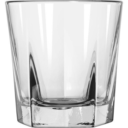 Double Old Fashioned Rocks Whiskey Scotch Glasses 12 oz -Set of 4-Heavy Base Elegant Barware