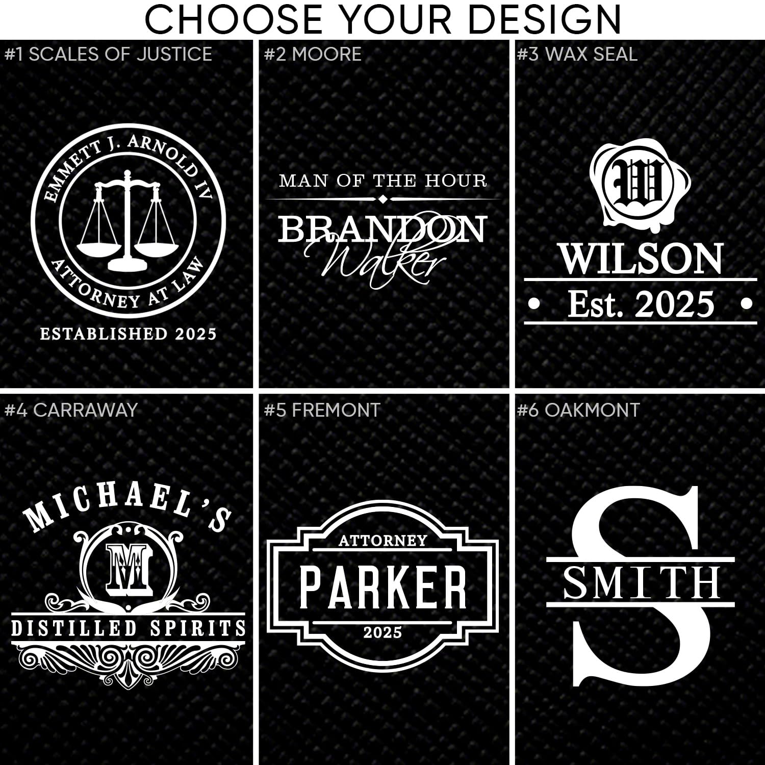 Scales of Justice Personalized Whiskey Gifts for Lawyers (Custom Product)