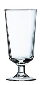 luminarc footed highball, 10 oz, clear