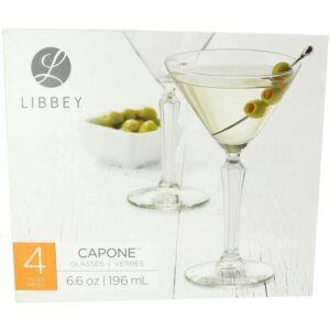 Libbey Capone 6.5 Oz. Martini Glass (Set of 4)