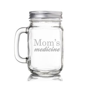 mom's medicine mason jar mug