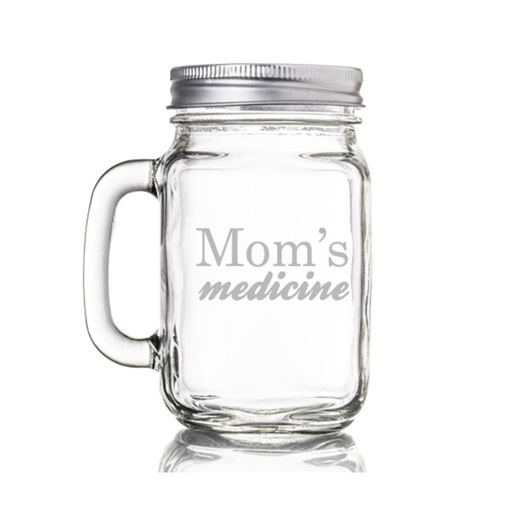 Mom's Medicine Mason Jar Mug