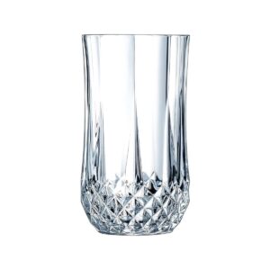 cristal d'arques longchamp highball tumbler, 360ml, set of 6