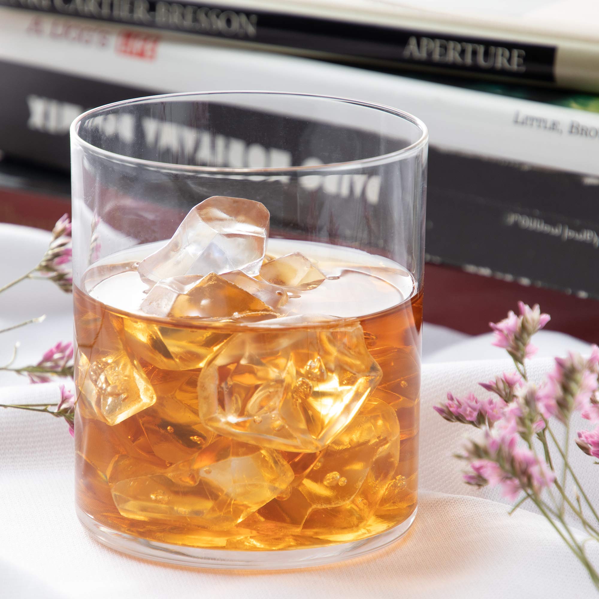 東洋佐々木ガラス Toyo Sasaki Glass P-33103HS-JAN Whiskey Glass, Rock Glass, Silk Line, 10.1 fl oz (310 ml), Set of 6, On the Rock, Shatter-Resistant, Cup, Made in Japan, Dishwasher Safe