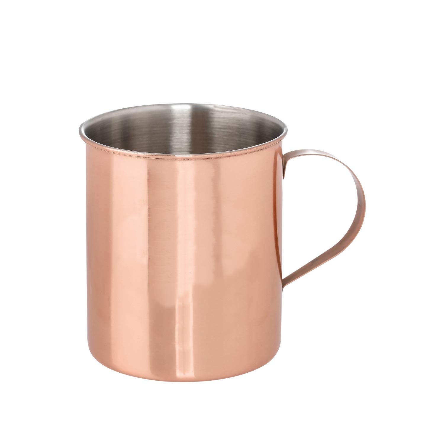 Thirsty Rhino Seles, Stainless Steel Moscow Mule Mug, Copper Plated Finish, 12 oz (Set of 12)