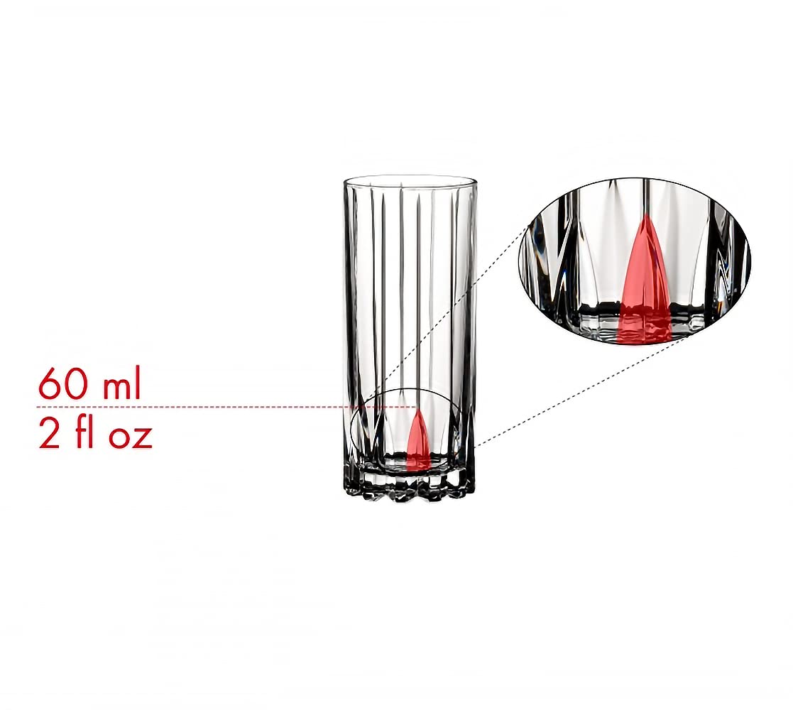 Riedel Personalized Drink Specific Glassware Highball Glass Pair, Set of 2 Custom Engraved Hiball Glasses for Mixed Drinks, Cocktails Served with Ice, Home Bar Accessories