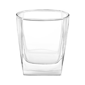 Maverton Whiskey glass set for man - Personalized Tumblers for whiskey - Drinking glass cups - Set of 6 glasses for him - Customized whisky gift for Birthday - Glassware - MONOGRAM