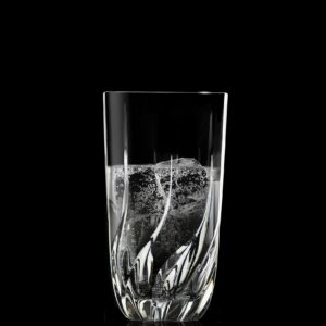 Barski Highball - Glass Tumbler - Set of 6 - Hiball Glasses - Crystal Glass - Beautiful Design - Drinking Tumblers - for Water, Juice, Wine, Beer and Cocktails - 15.75 oz Made in Europe