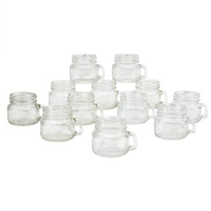 mason craft & more beverage glassware, 12pk shot glass set