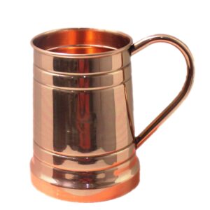 STREET CRAFT 100% Authentic Copper Moscow Mule Mug Copper Moscow Mule Mugs Cups Capacity 20 Ounce Tanker Shape