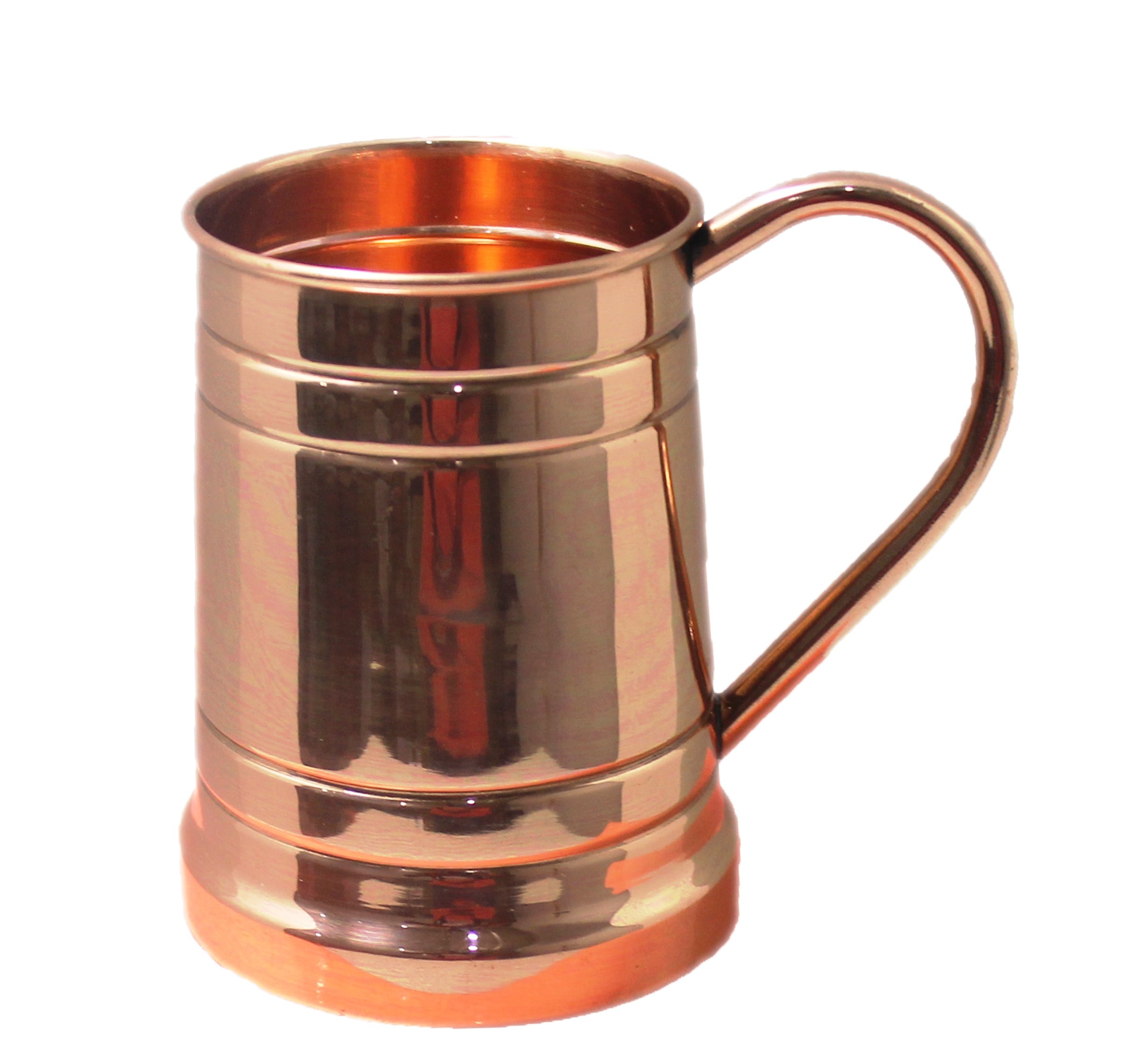 STREET CRAFT 100% Authentic Copper Moscow Mule Mug Copper Moscow Mule Mugs Cups Capacity 20 Ounce Tanker Shape